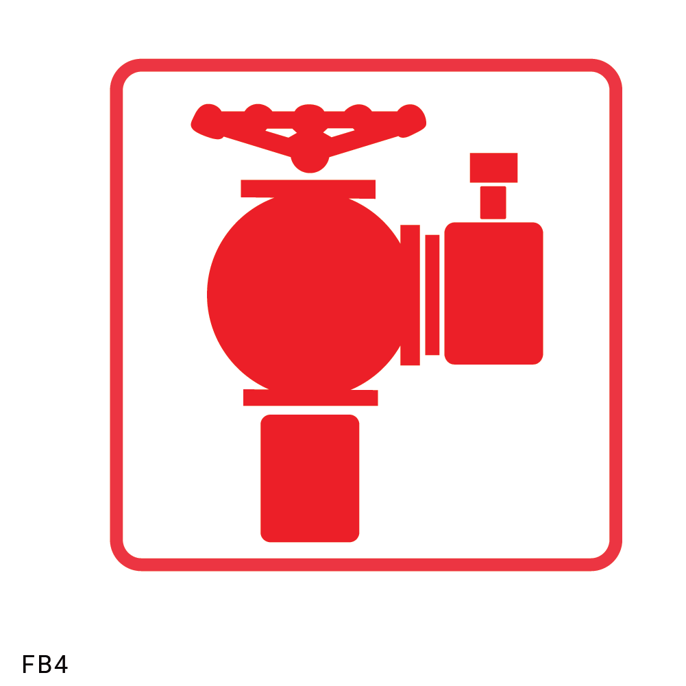 Fire Hydrant safety sign (FB4) - Fire and Safety Signs